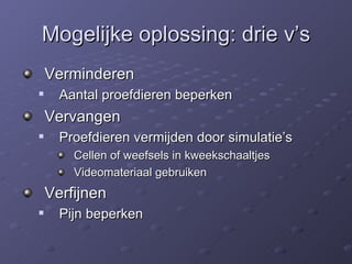 Dierproeven | PPT