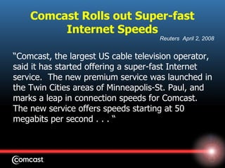 Comcast in MN | PPT