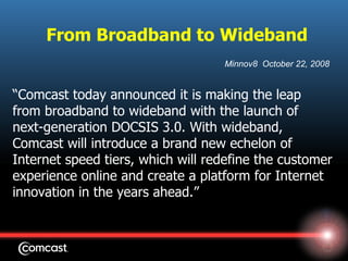 Comcast in MN | PPT