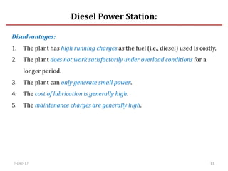 Diesel Power Plant | PPTX