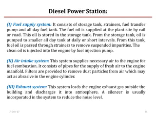 Diesel Power Plant | PPTX