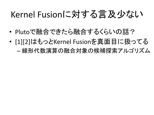 Survey Diesel Dsl For Linear Algebra And Neural Net Computations On Gpus Ppt
