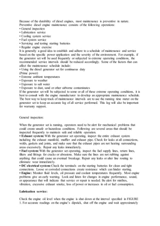 Diesel Power Plant Report | DOCX