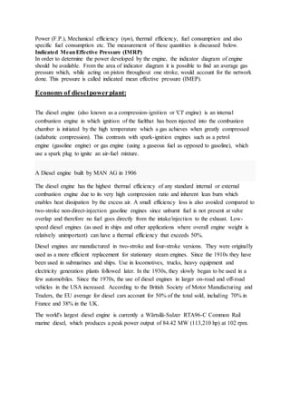Diesel Power Plant Report | DOCX