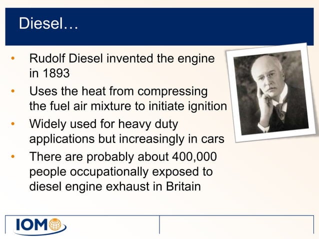 Diesel engine exhaust and lung cancer | PPT
