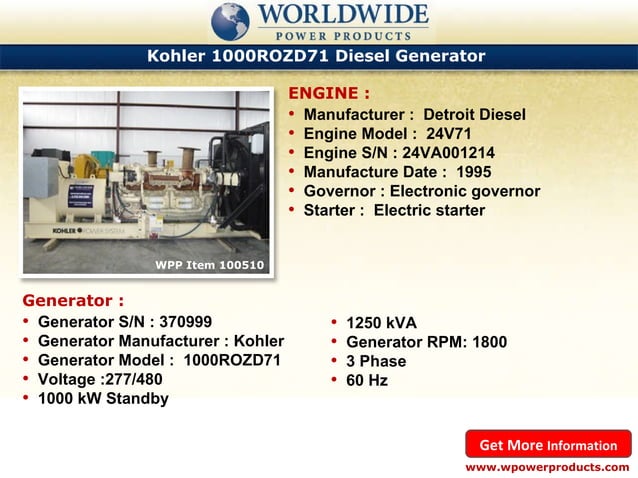 Diesel and natural gas generators, marine engines, etc july 2011 | PPT