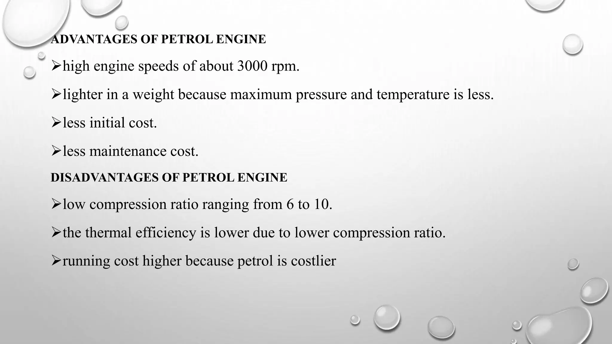 Diesel and petrol engine | PPTX