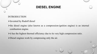 Diesel and petrol engine | PPTX
