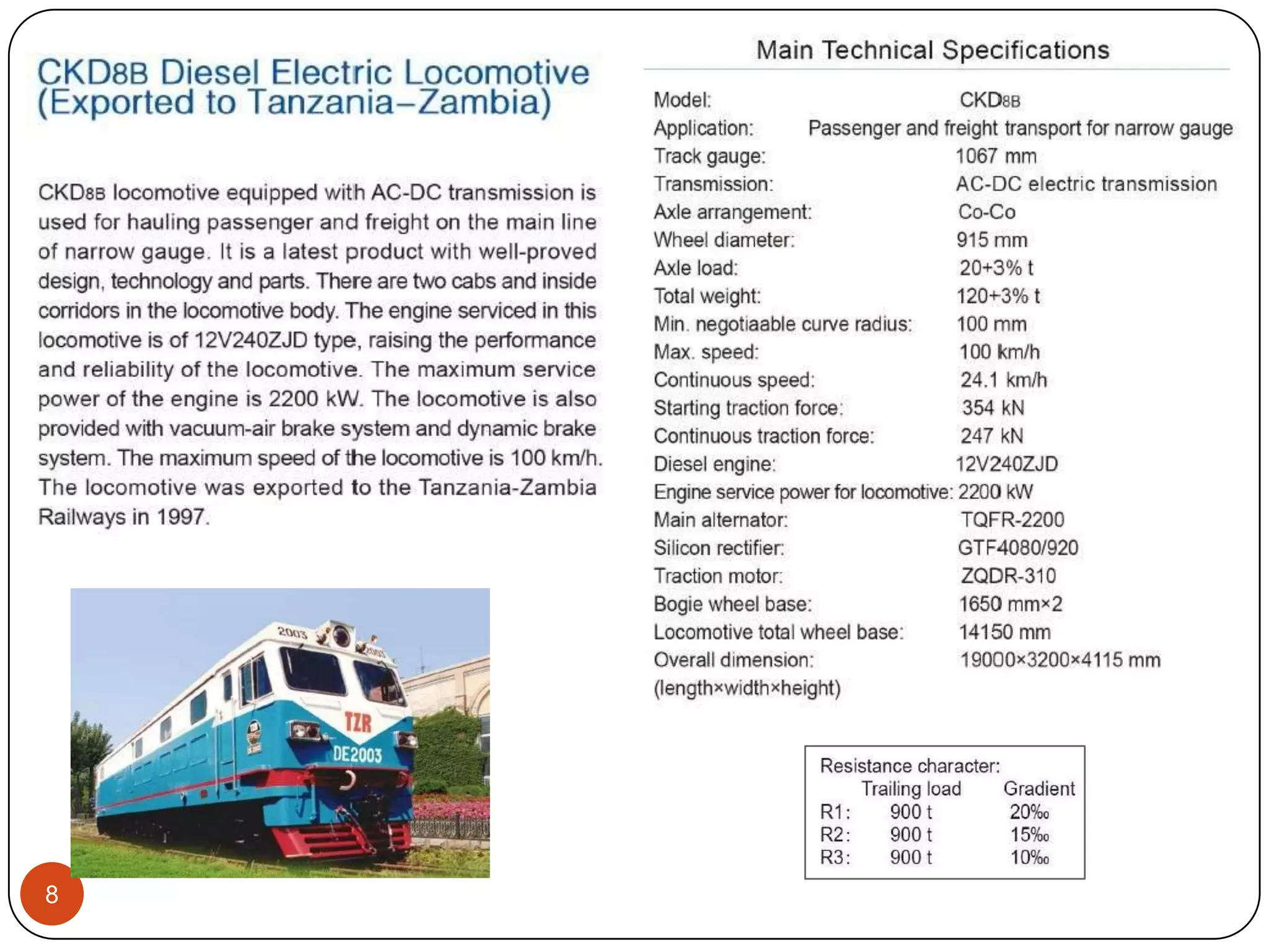 Diesel Electrical Locomotive--Passager & Freight Transport | PPTX