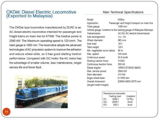 Diesel Electrical Locomotive--Passager & Freight Transport | PPTX