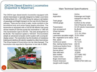 Diesel Electrical Locomotive--Passager & Freight Transport | PPTX