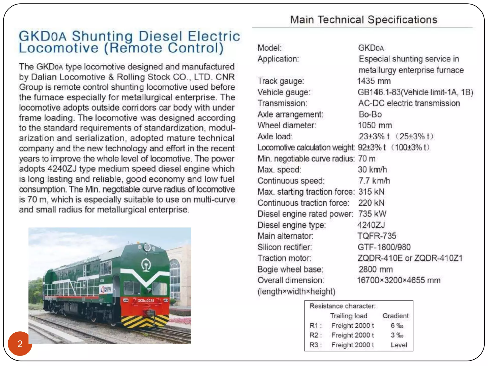 Diesel Electrical Locomotive--Shunting & Transfer | PPT