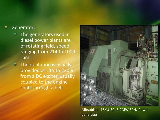 Diesel energy resources and Power Plants | PPT