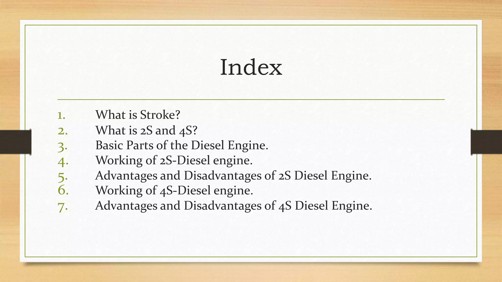 Diesel engine | PPTX