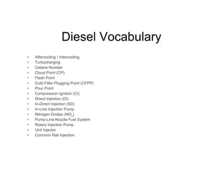 Diesel engine basics | PDF