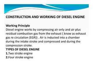 DIESEL ENGINE by K.P and S.M..pptx