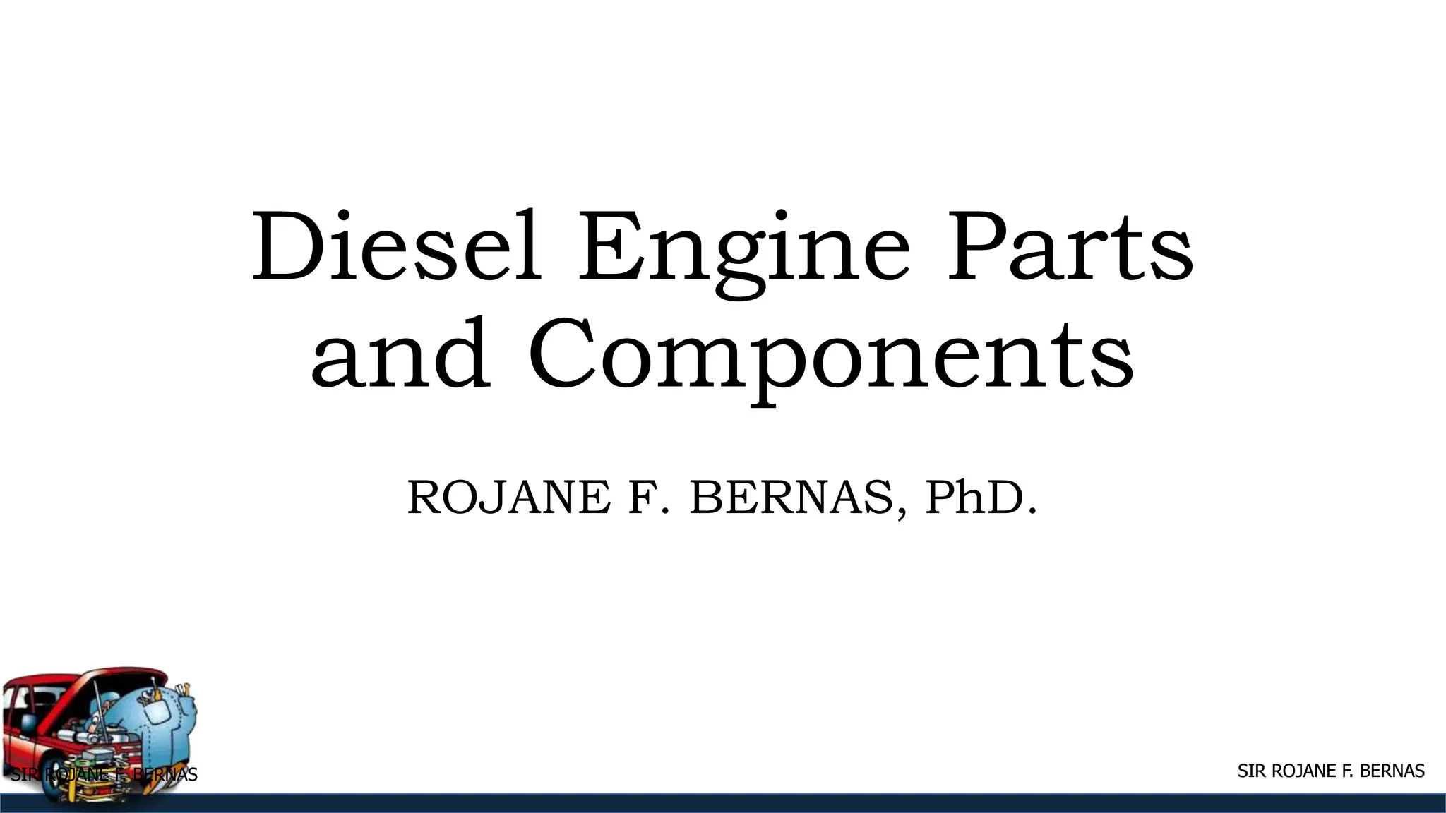 A Comprehensive Exploration of the Components and Parts Found in Diesel ...