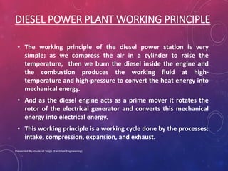 Diesel engine power plant | PPT