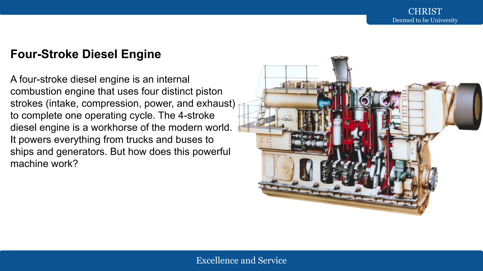 DIESEL ENGINES CONSTRUCTION , 2&4 STROKES,DIESEL CYCLE, PROS ,CONS | PPTX