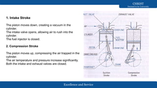 DIESEL ENGINES CONSTRUCTION , 2&4 STROKES,DIESEL CYCLE, PROS ,CONS | PPTX