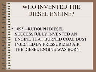 Diesel engine technology | PPT
