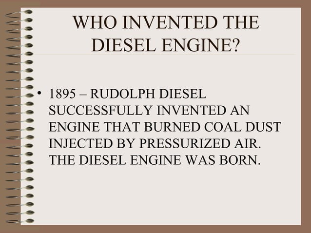 Diesel engine technology | PPT | Chemistry | Science