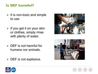 Diesel Exhaust Fluid (DEF) Fact Sheets | PPTX
