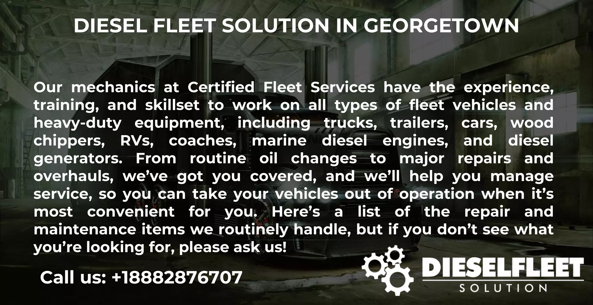 Diesel Fleet Solution in Georgetown | PPT