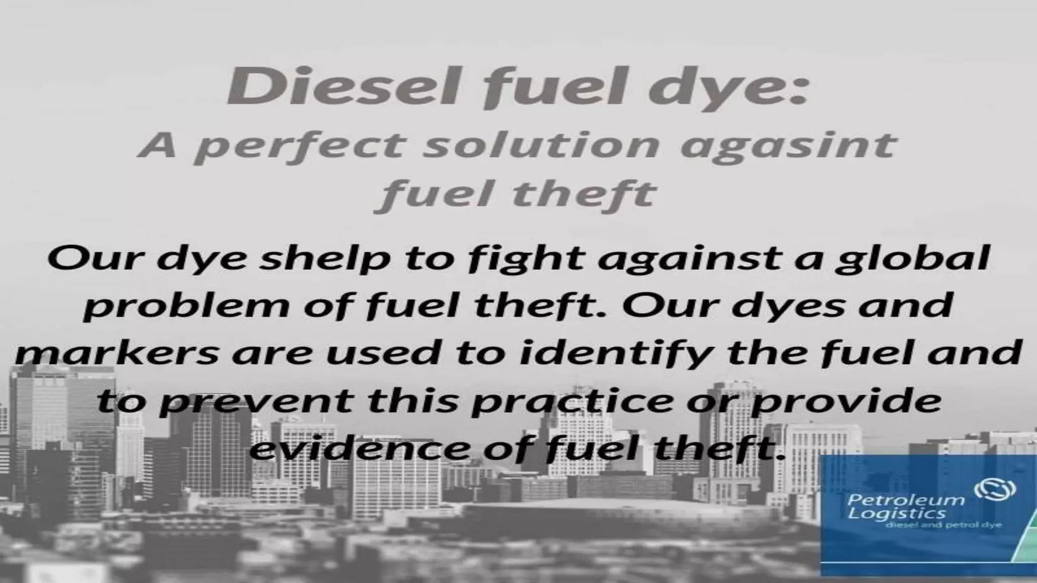 Diesel fuel dyes | PPTX