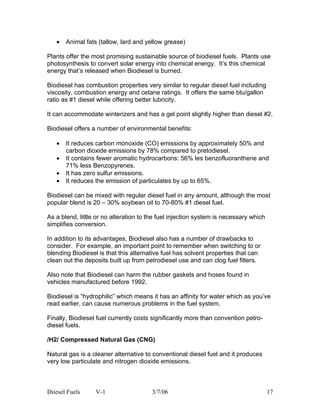 Diesel Fuel Learning Module Doc