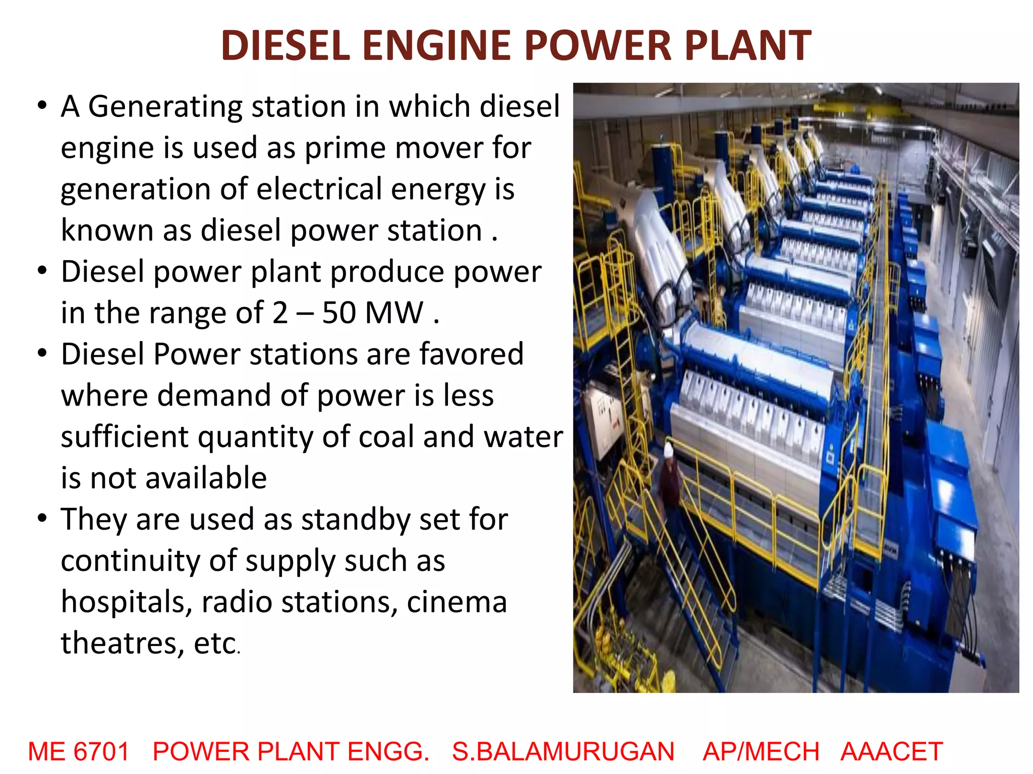 DIESEL, GAS TURBINE & COMBINED CYCLE POWER PLANTS UNIT III | PDF