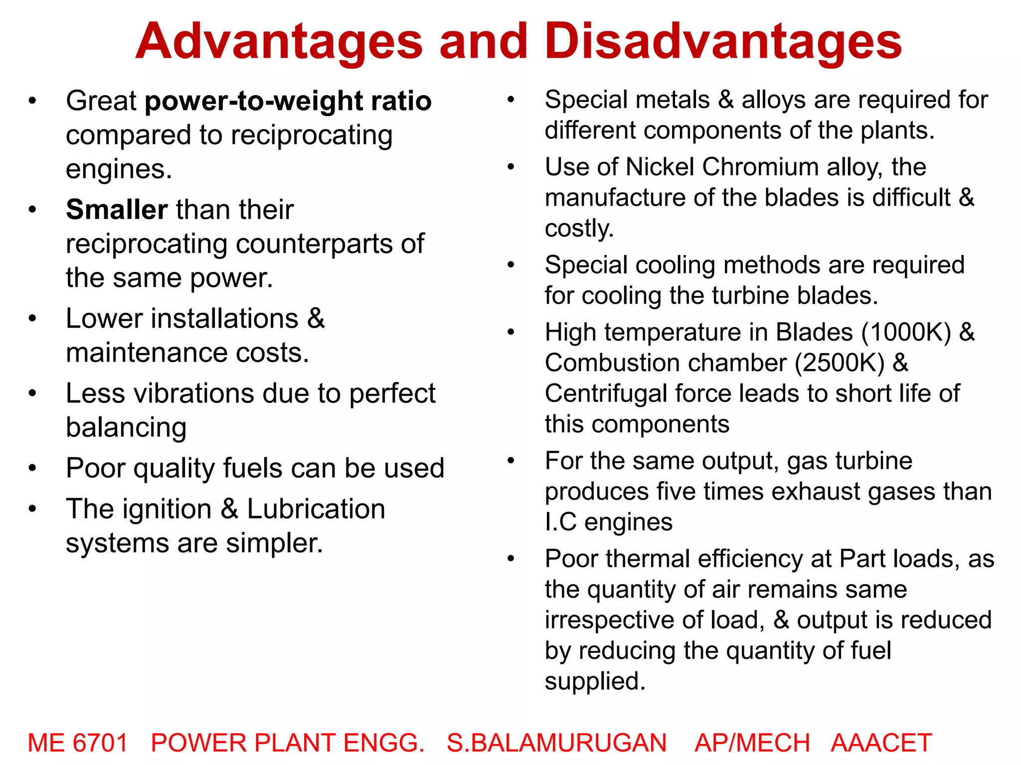 DIESEL, GAS TURBINE & COMBINED CYCLE POWER PLANTS UNIT III | PDF