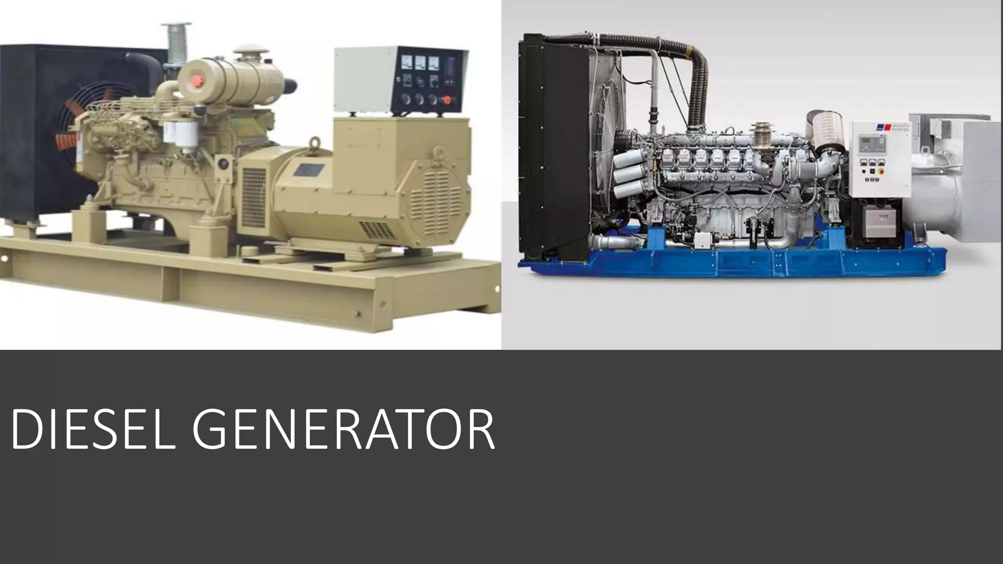 Diesel generator | PPTX