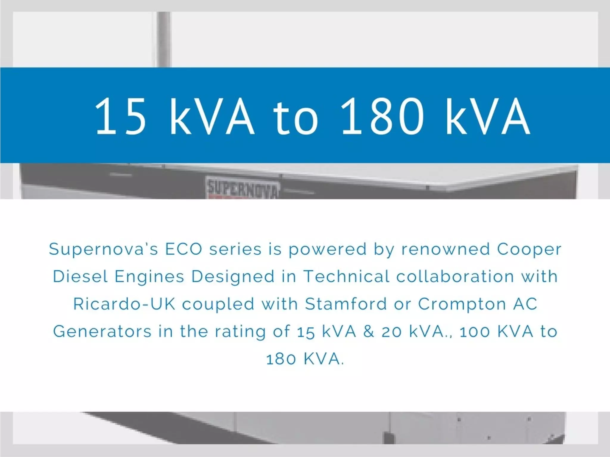 Supernova Gensets - Diesel Generator Manufacturers in India | PPT