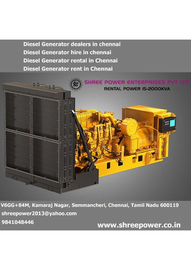 Diesel Generator rent in Chennai.pdf