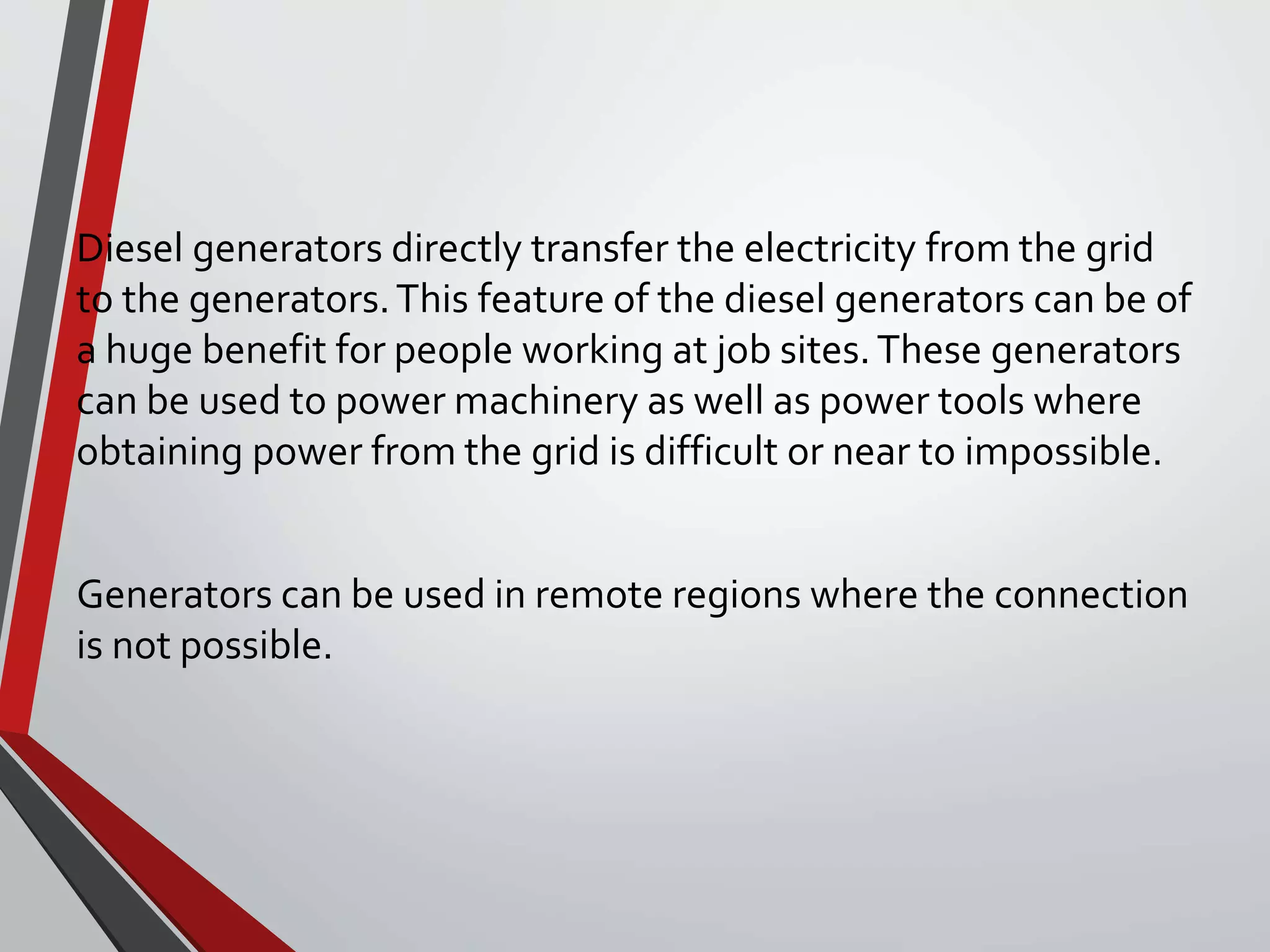 Diesel generators | PPT