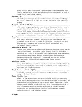 Diesel glossary | DOC | Indoor Environmental Quality | Home & Garden