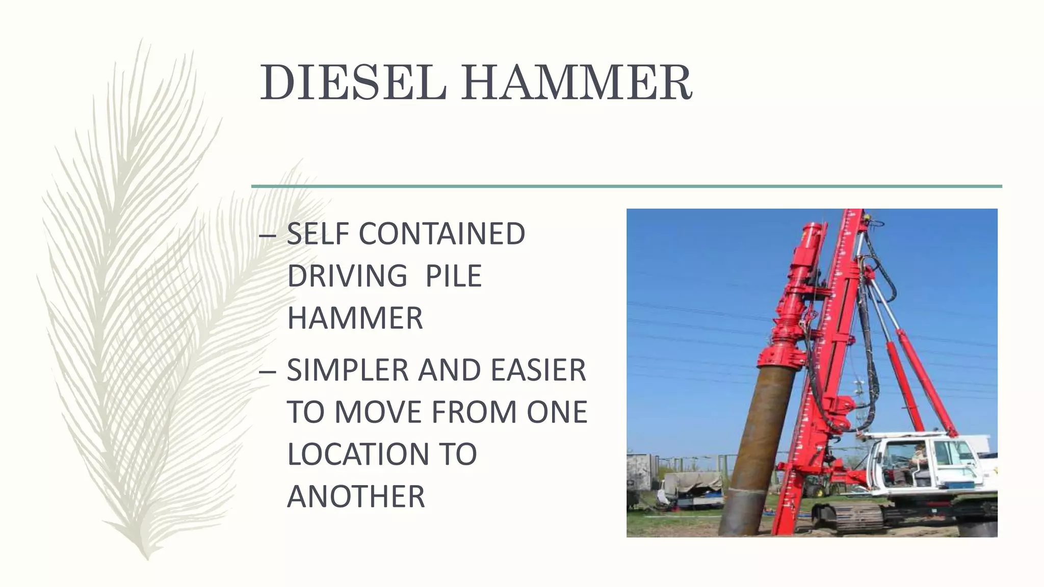 Diesel hammer | PPTX