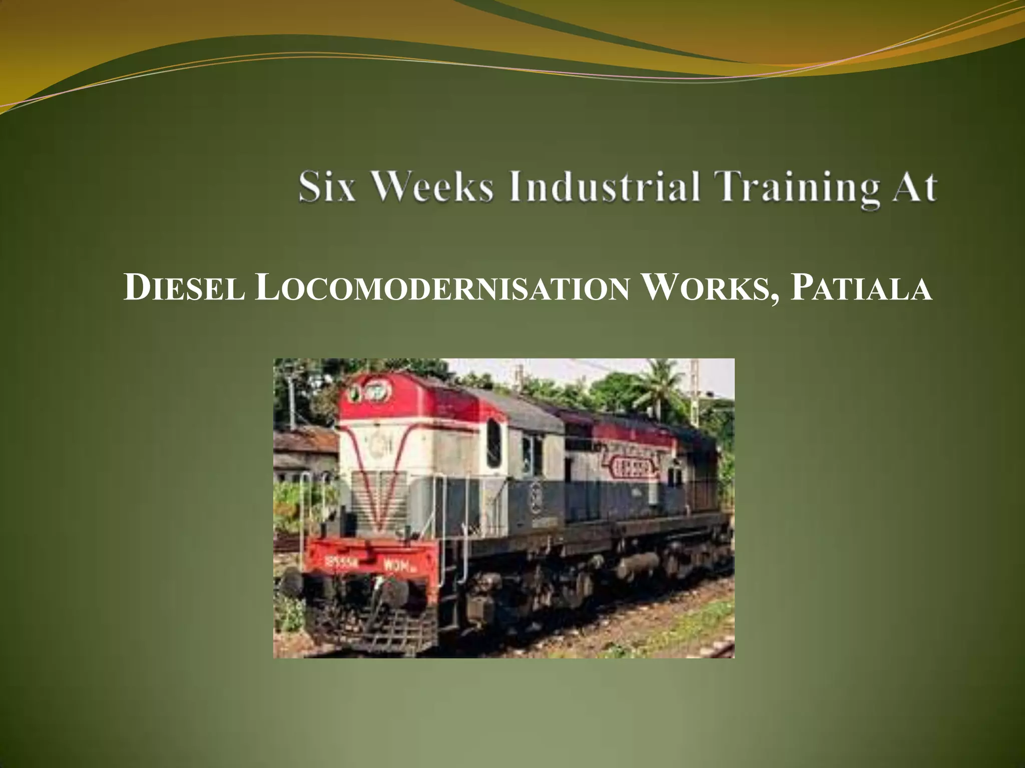 Diesel loco modernization | PPTX