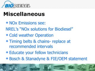 Diesel maintenance for your fleet | PPT