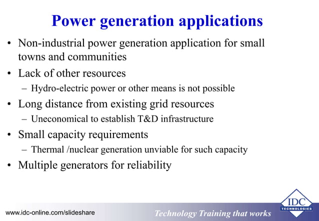 Diesel Power Generation Plants with Multiple Machines in Parallell and ...