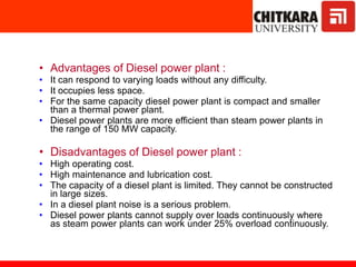 Diesel power plant | PPTX