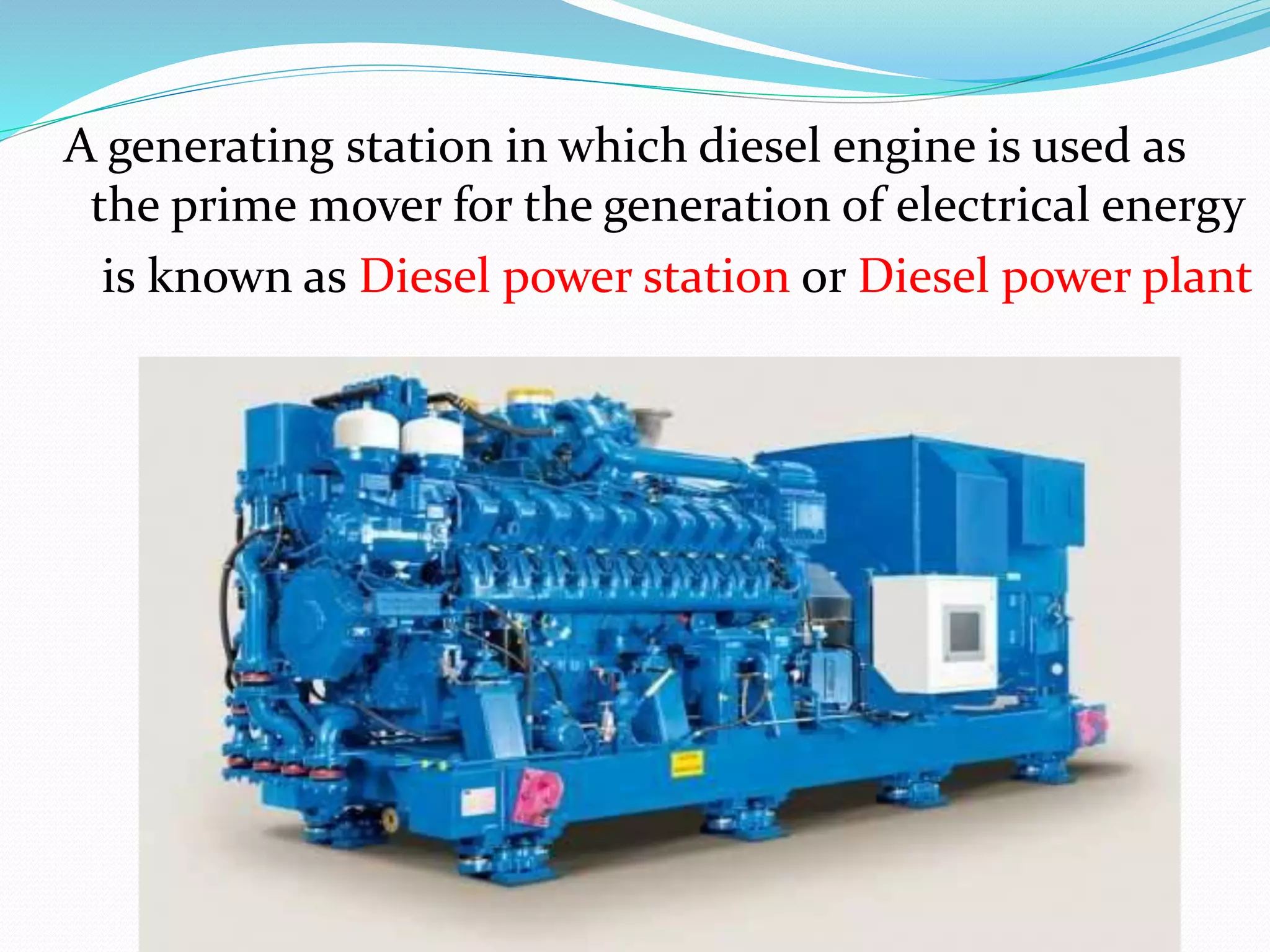 Diesel power plant | PPTX | Power and Energy Industry | Industries