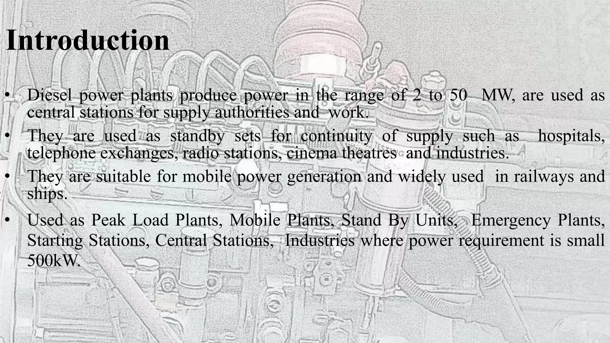 Diesel Power Plant | PPTX