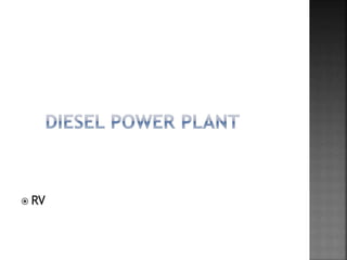 Diesel power plant | PPTX