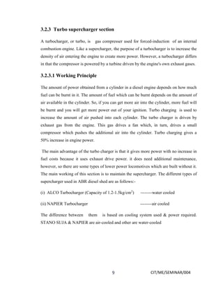 Indian Railway Diesel shed Training report | PDF