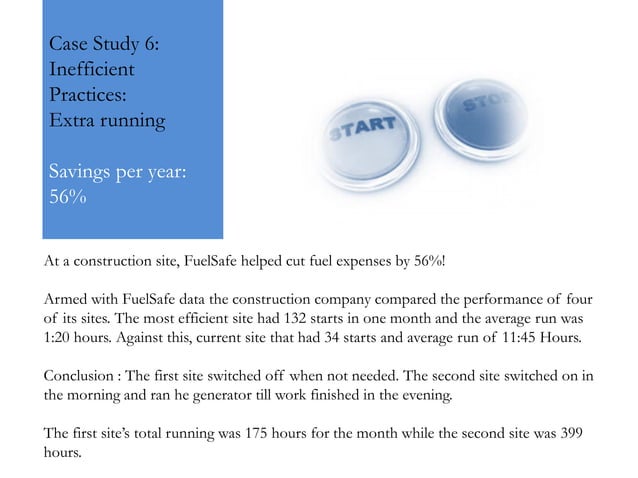 Diesel theft detection-fuel pilferage prevention-generator-case study-6 ...