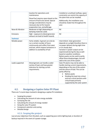 Diesel to Solar | PDF
