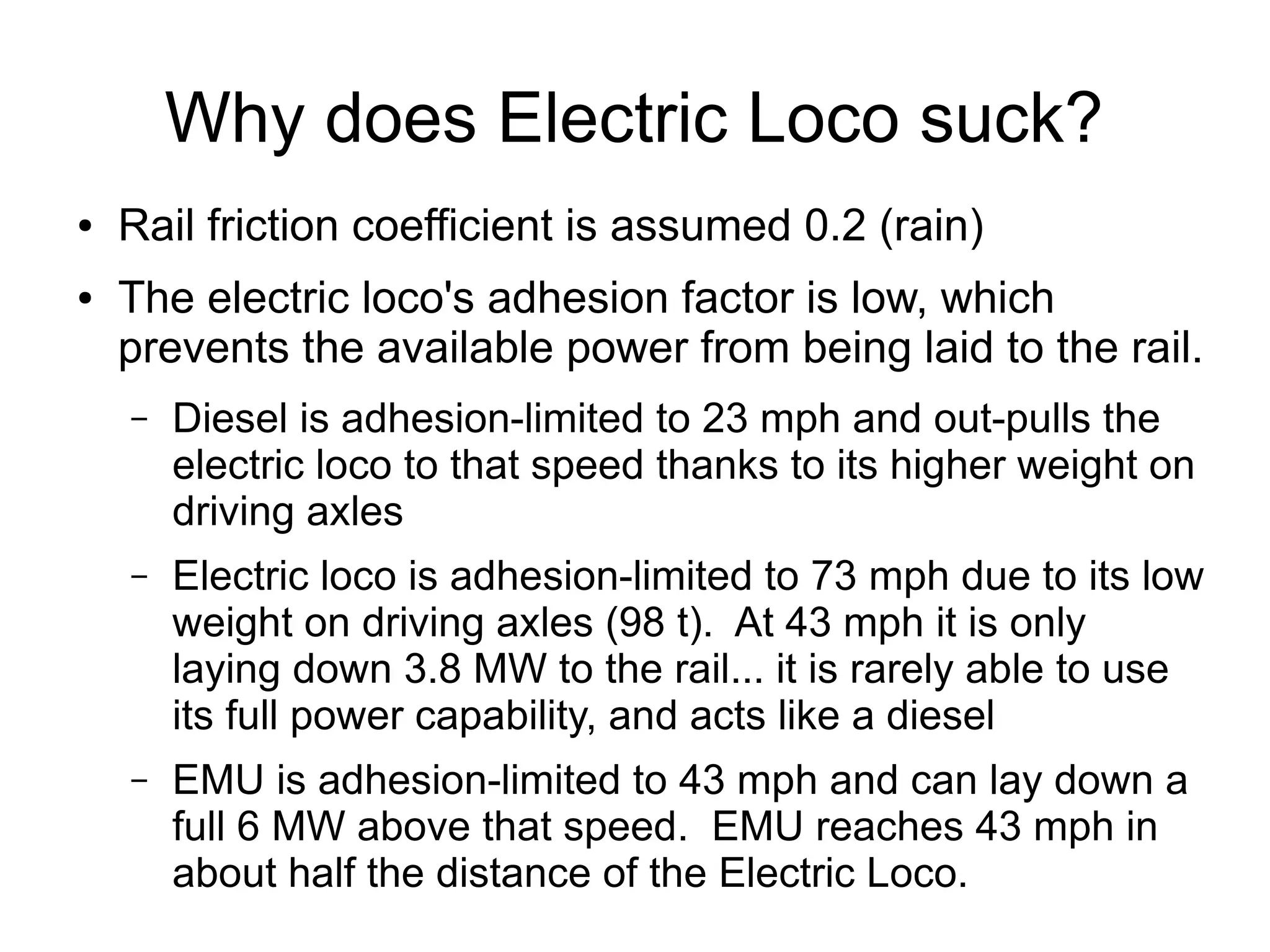 Diesel vs Elecloco_vs_emu | PPT