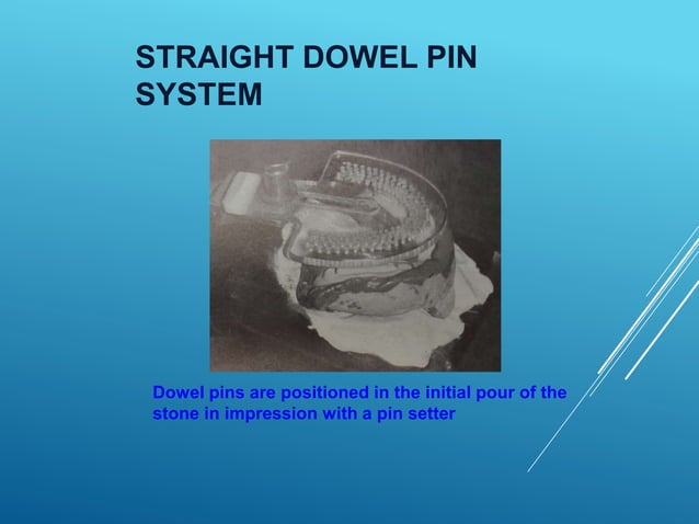 DIE SYSTEMS and die material in dentistry | PPTX | Oral care | Personal ...